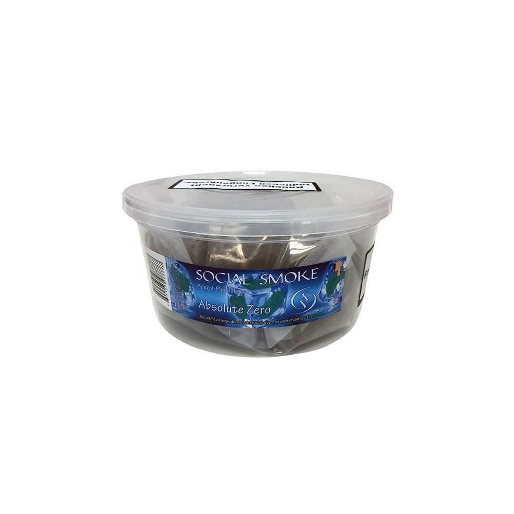 Shisha-Tabak Social Smoke Absolute Zero - Produkte